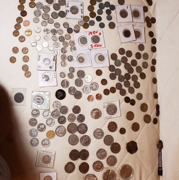 Other | Very Large Lot Us Old Coins And Paper Currency | Poshmark
